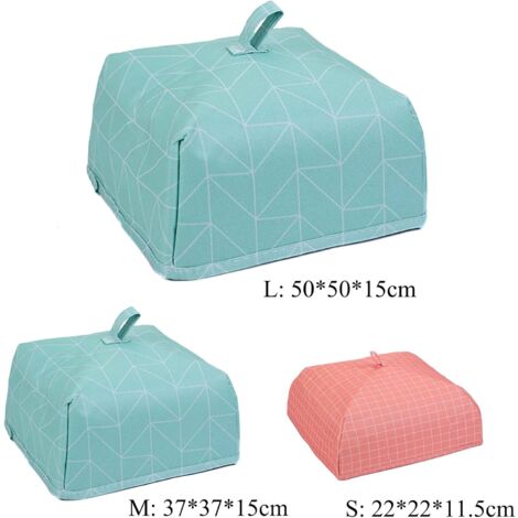 3PCS (3 Taille) Cloches Alimentaires Pliable Thermique Protection ...