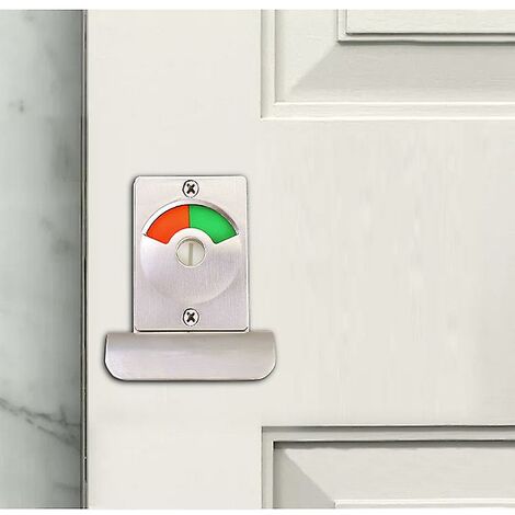 Serrure de porte de toilette avec pièces de rechange de voyant rouge et ...