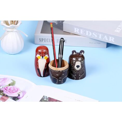 Ours poupées gigognes russes Matryoshka en bois empilable ensemble ...