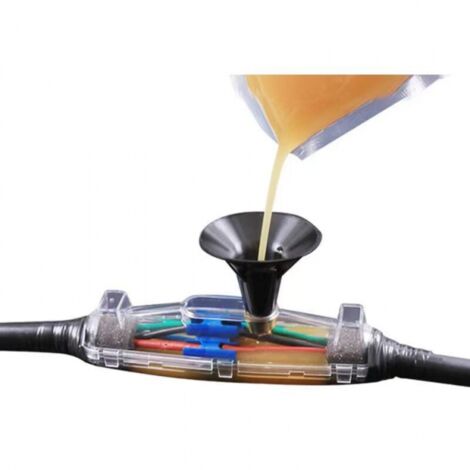 Boitier Résine De Jonction Droite - Kit Pour Câble Basse Tension Jusqu ...