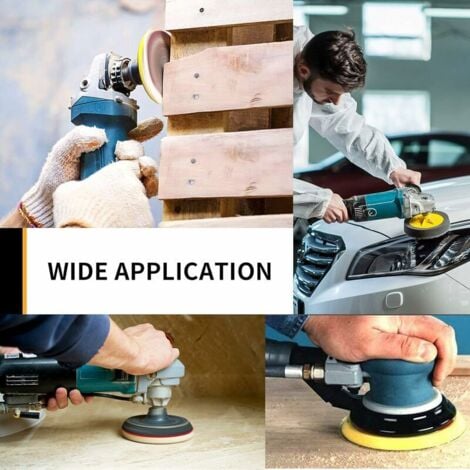 120pcs/set 6inch 150mm Papier Sablé Rond Disque Sand Sheets Grit 80/100 ...