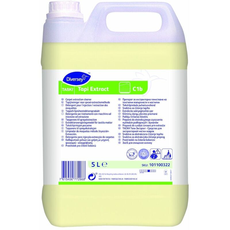 TASKI Tapi Extract C1b Ã¢â‚â€œ 5L - DÃƒÂ©tergent pour lÃ¢â‚â„¢injection ...