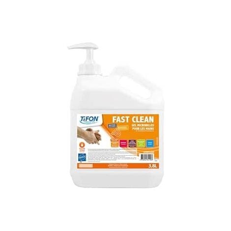 Gel microbilles Fast Clean pour les mains - bidon de 3.8L avec pompe