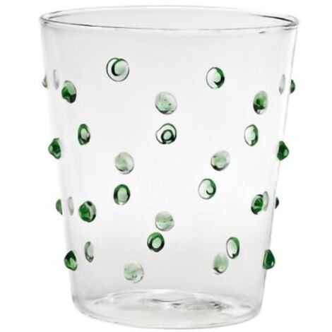 Zafferano Party Tumbler Verre Vert 45 Cl Set de 6 Pièces en Verre