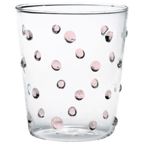 Zafferano Party Tumbler Verre Rose 45 Cl Set de 6 Pièces en Verre
