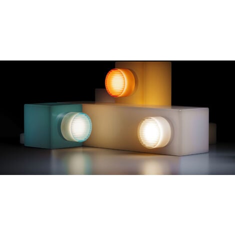 Beneito Faure Applique LED Oma 8W, IP65, Interrupteur CCT 2000K/2800K ...