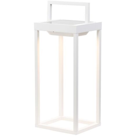 Zafferano - Lanterne solaire 2 LED 37,3 cm - Lampe murale et de table 2 ...