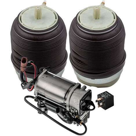 Trasero Resorte Suspensión Neumática + Compresor Bomda Aire para AUDI A6 C6 4F