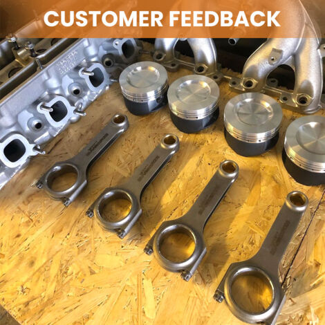 Forged 4340 Connecting Rods Bielas Bolts For 4G63 2nd Gen & Lancer EVO ...