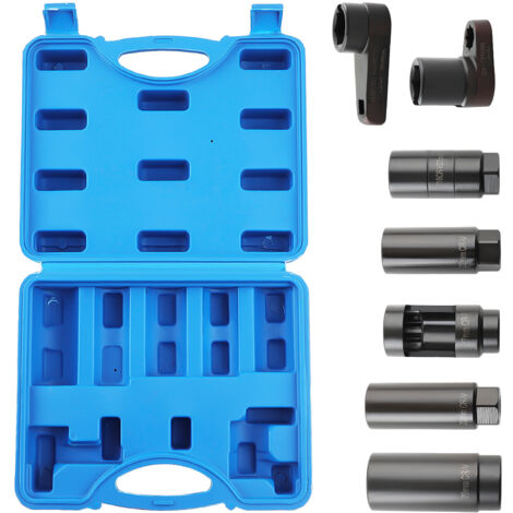 7pcs Juego Vasos Sonda for Lambda 1/2" Drive 22mm/27mm/29mm Socket Set ...