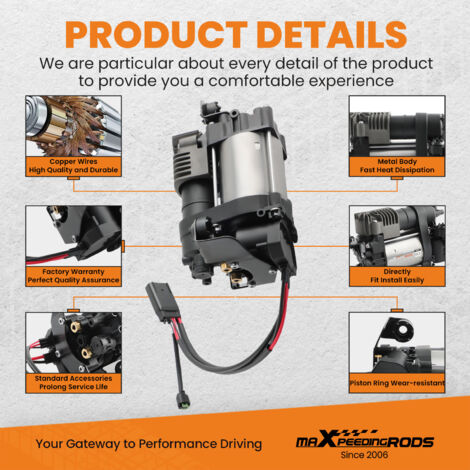 Compresor Suspensión Neumática for Dodge Ram 1500 Jeep Grand Cherokee ...