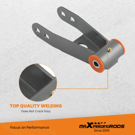 Lift Kit Front 3'' + Rear 2'' Shackles fit for Jeep Cherokee XJ 1984-2001