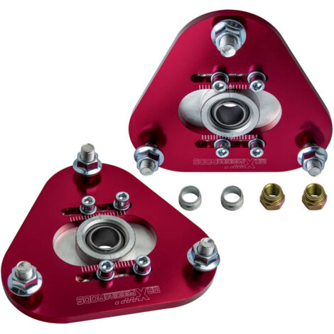 Pair Front Mount Coilover Camber Plates Top para Toyota Celica 2000-2006