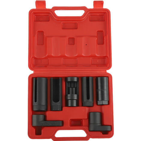 7pcs Juego Vasos Sonda for Lambda 1/2" Drive 22mm/27mm/29mm Socket Set Tool Kit