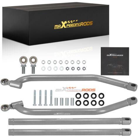 Rear Upper Lower High Clearance Radius Rods Bars Kit fit Polaris RZR ...