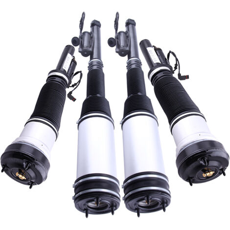 4 PCS Front & Rear Complete Set Air Suspension Shock for Mercedes S ...