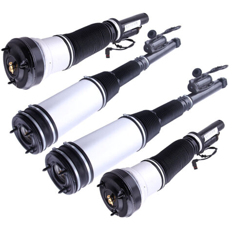 4 PCS Front & Rear Complete Set Air Suspension Shock for Mercedes S ...