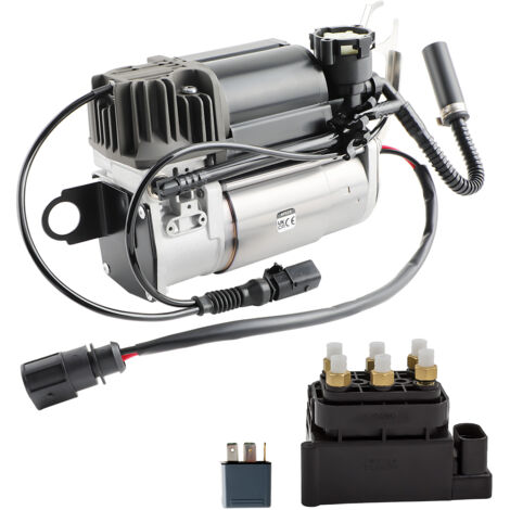 Compresor Suspensión Neumática + Bloque de válvulas for Audi Q7 4L 4LB ...