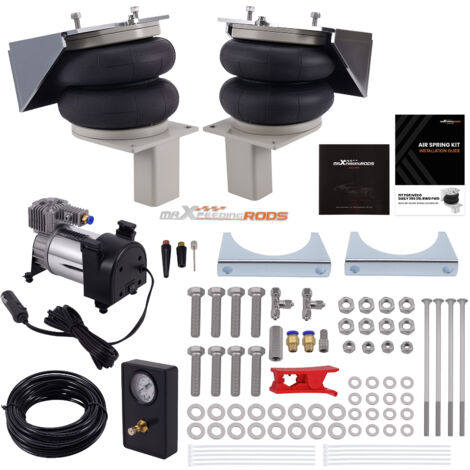 Air Suspension Spring Bag+12V Compressor Kit for Iveco Daily 35s 35L 06-14