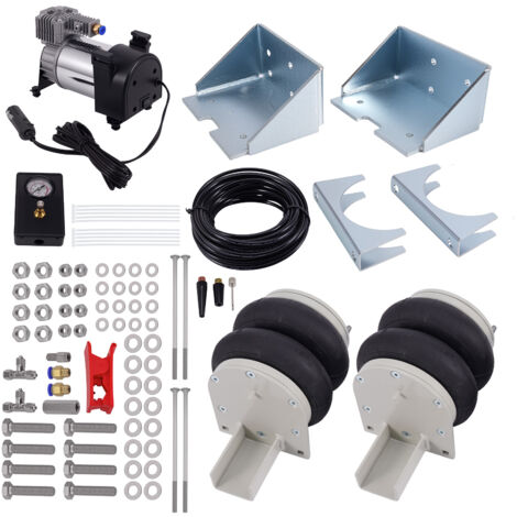 Air Suspension Spring Bag+12V Compressor Kit for Iveco Daily 35s 35L 06-14