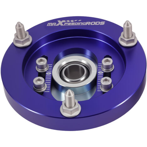 2x Adjustable Camber Plates for BMW E46 3 Series Top Mount Suspension Plate