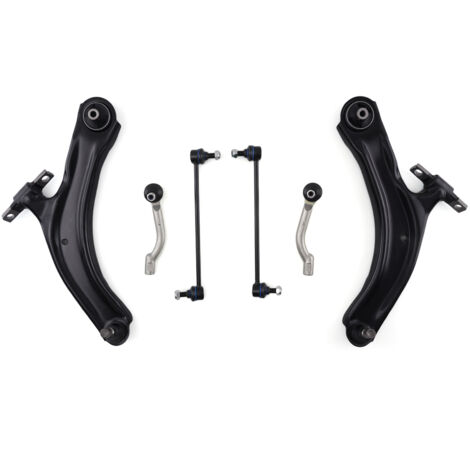 6 PIEZAS DE BRAZOS DE CONTROL INFERIORES DELANTEROS FOR NISSAN QASHQAI ...