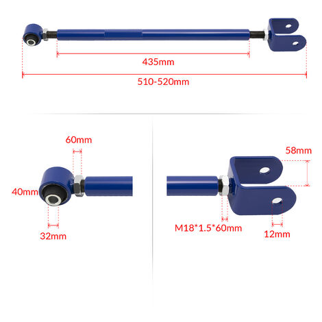 Rear Lower Camber Control Arms Spring Suspension For BMW 3 Series E36 ...