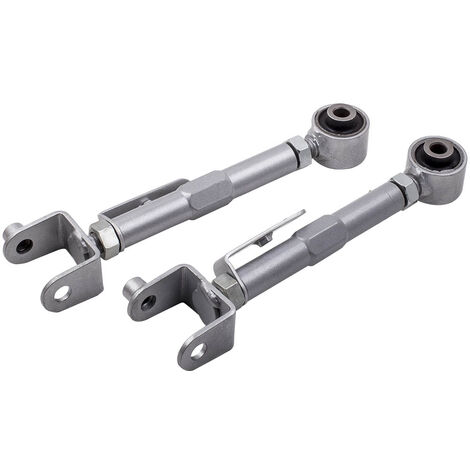 Pair Rear Suspension Adjustable Camber Control Arms Kit Fit Honda ...