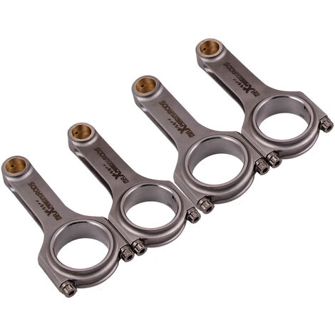 4X Forged Connecting Rods para Honda Wagon Civic CRX GL DX LX D15B2 ...