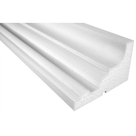 Facciata Stucco EPS PU Antiurto 140x215mm DC109: 2 metri / 1 modanatura