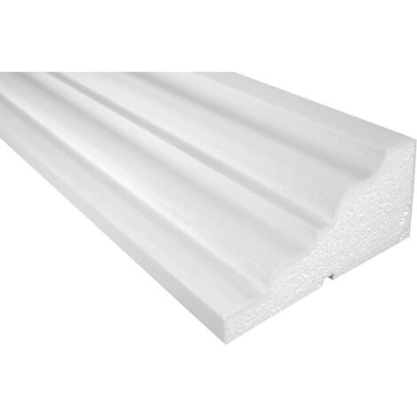 Facciata Stucco EPS PU Antiurto 115x235mm DC110: 2 metri / 1 modanatura