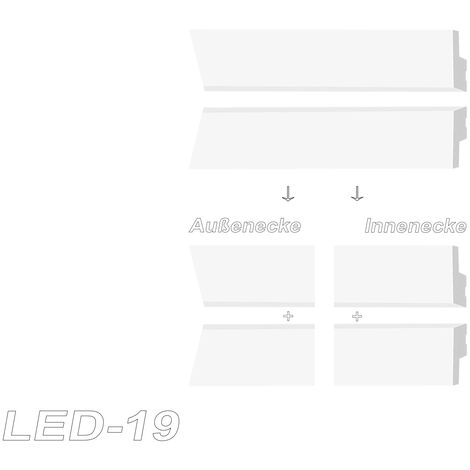 Angoli pretagliati NK-LED - Angoli interni ed esterni per profili Hexim ...