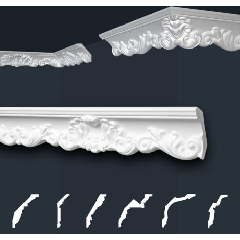 Modanature in stucco bianche, EPS Styropor form-fitting, pacchetti ...