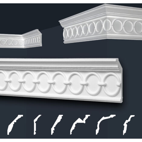 Modanature in stucco bianche, EPS Styropor form-fitting, pacchetti ...