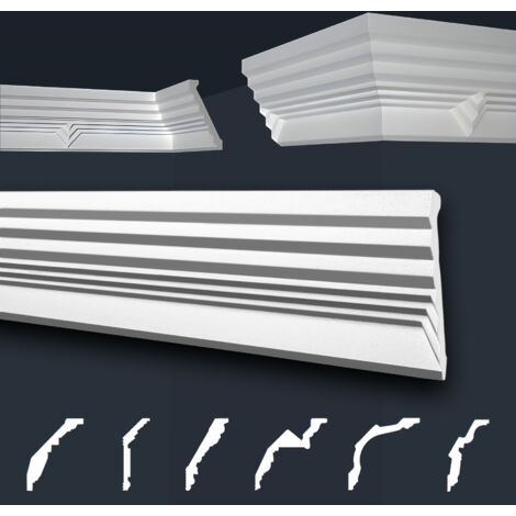 Modanature in stucco bianche, EPS Styropor form-fitting, pacchetti ...