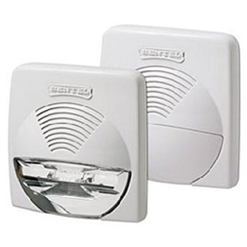 WAVE-WS BENTEL ALLARME ANTIFURTO SIRENA DA INTERNO 12V BIANCA CON LUCE ...