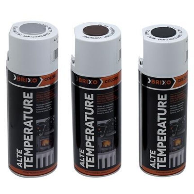 SPRAY BRIXO COLORS A.TEM.NERO OPACO A111