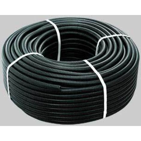 ELETTROCANALI Tubo corrugato nero d25 25 m