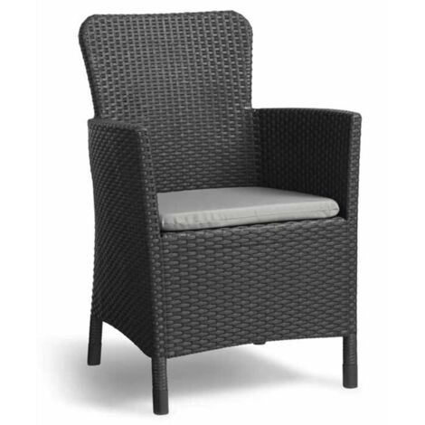 Keter 5-tlg. Balkongarnitur Miami Graphitgrau 223815