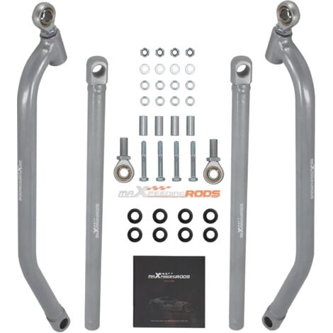 1 Set Upper Lower High Clearance Radius Rods Bars Kit for Polaris RZR ...