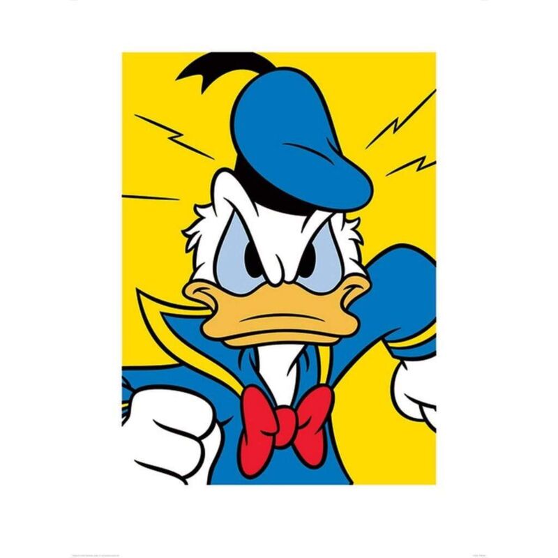 Affiche Art Donald Duck Mad 60x80cm.