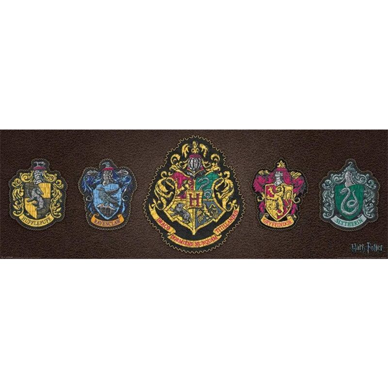 Poster Harry Potter Crests 91.5x30.5cm.