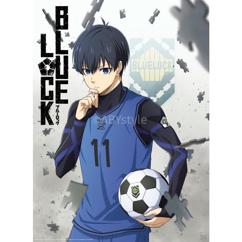 Poster Blue Lock Isagi Puzzles 38x52cm.