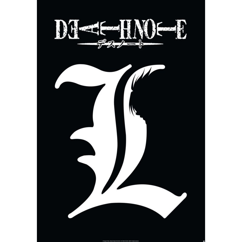 Poster Death Note L Symbol 61x91.5cm.