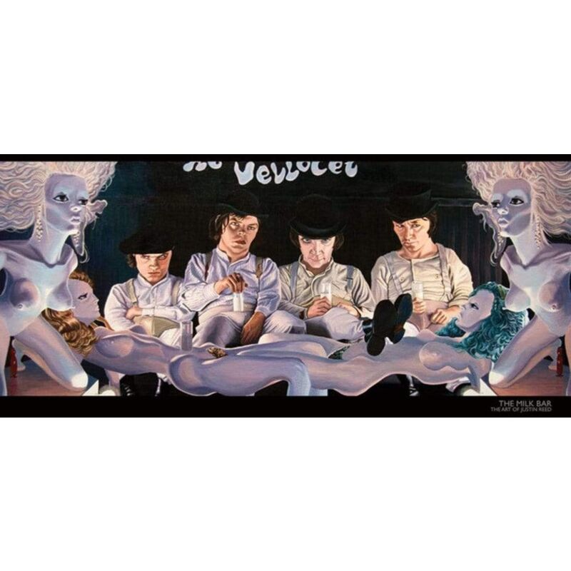 Affiche Art The Milk Bar The Art of Justin Reed 100x50cm.