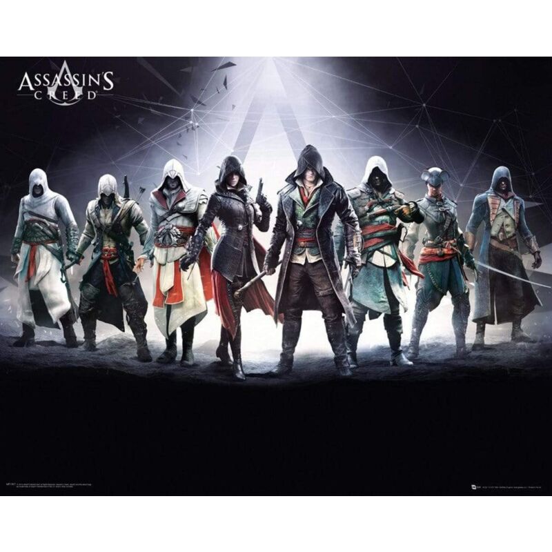 Poster Assassins Creed Characters 50x40cm.
