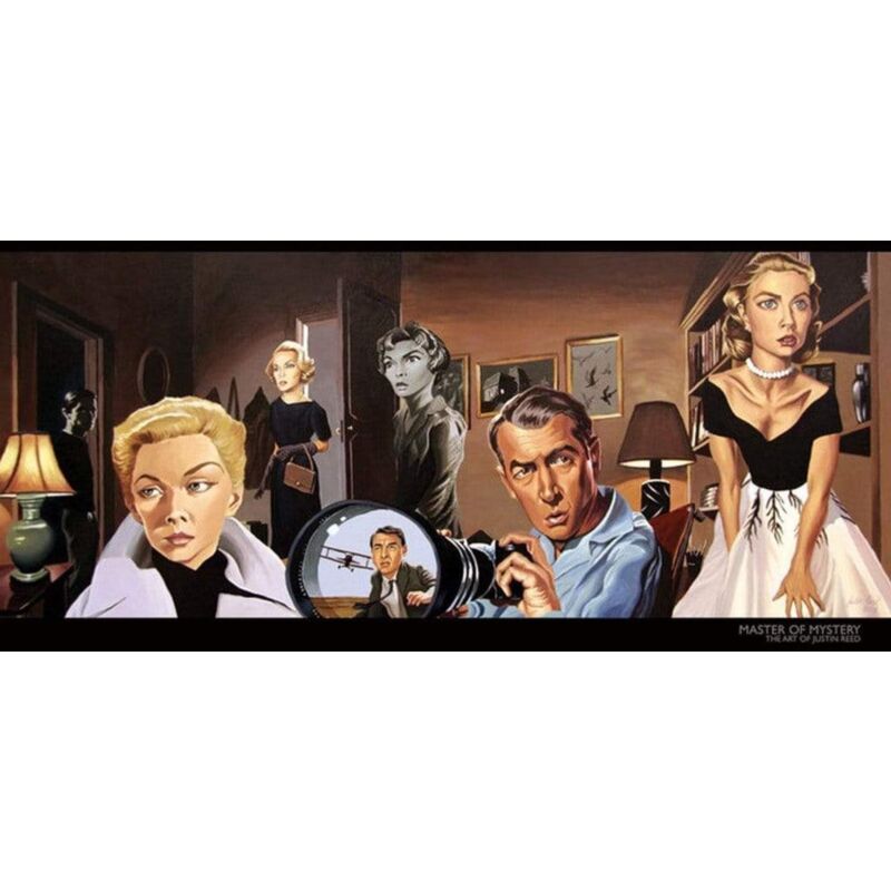 Affiche Art Master of Mystery The Art of Justin Reed 100x50cm.