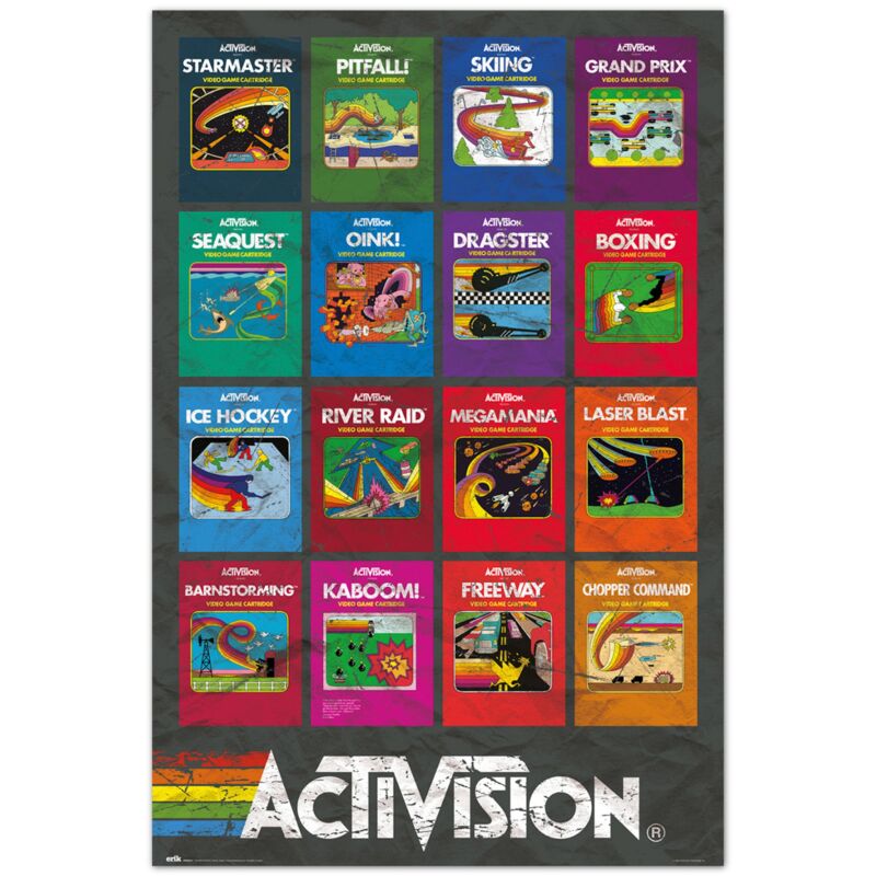 Poster Activision Game Covers 61x91.5cm.