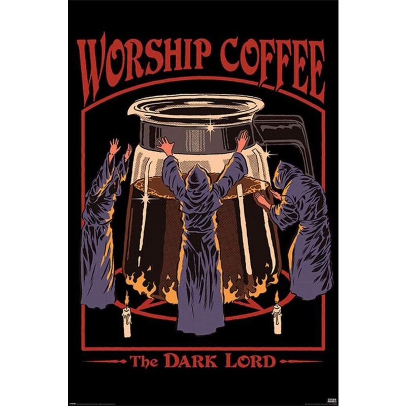 Poster Steven Rhodes Worship Coffee 61x91.5cm.
