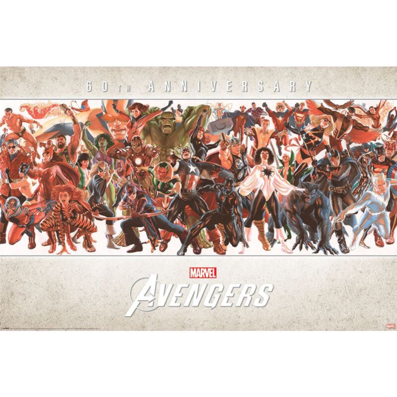 Poster Avengers by Alex Ross 91.5x61cm.